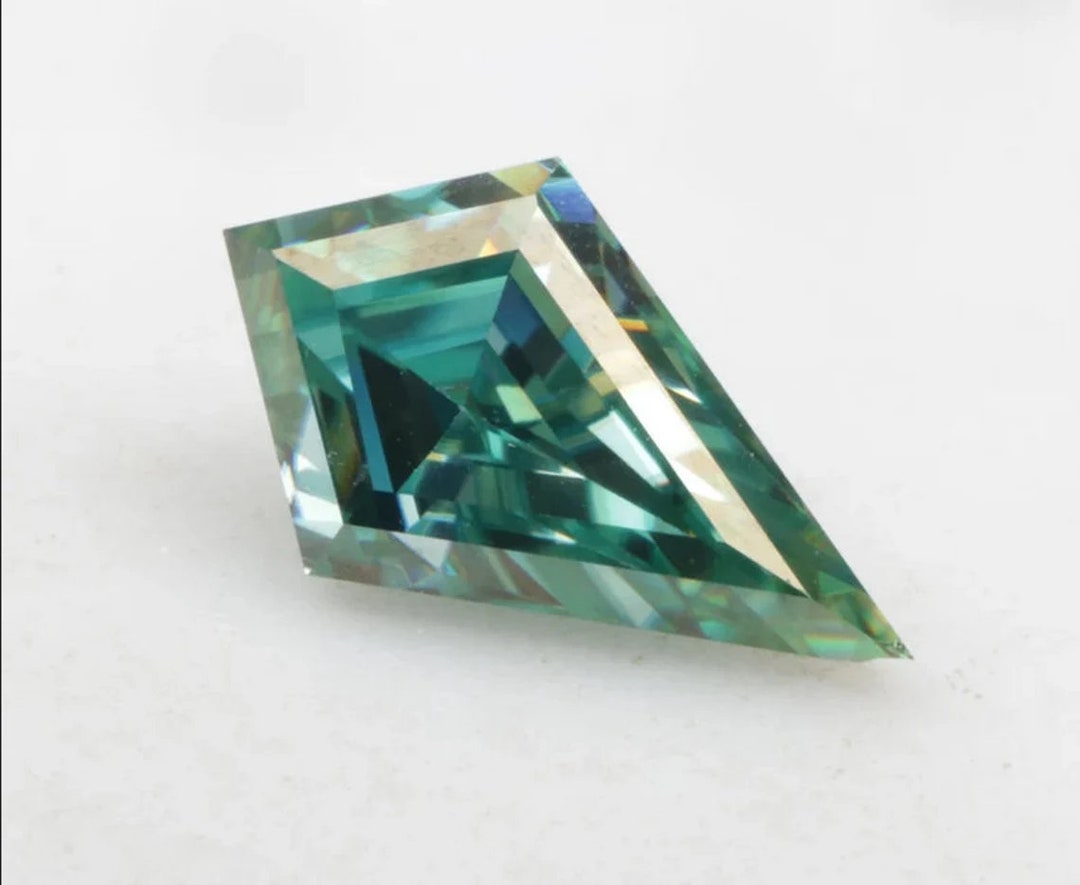 7-8 Ct. Loose Kite Cut Blue Diamond for Ring & Jewelry Making Clarity Vvs1-certified - Etsy