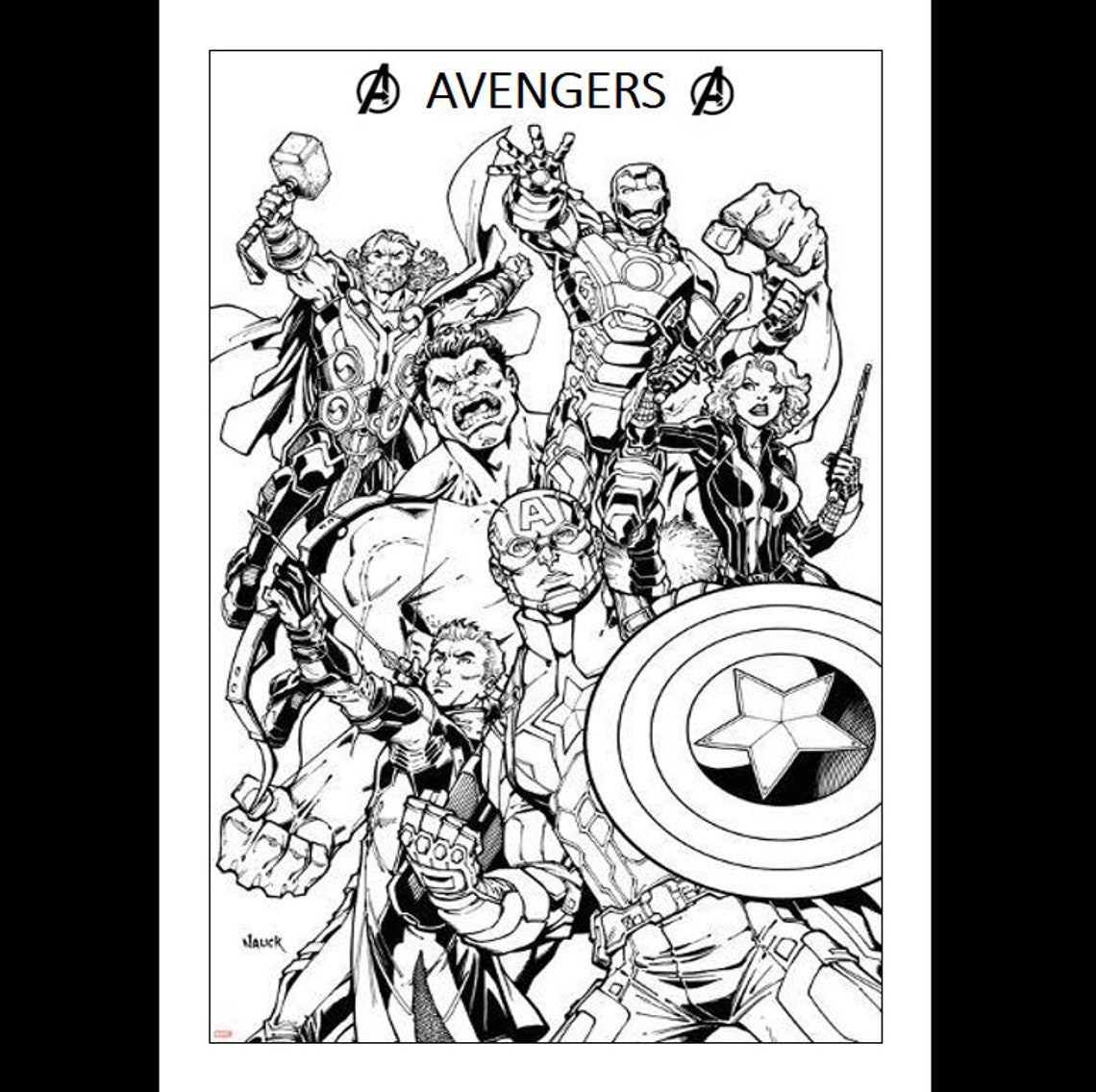 Marvel Heroes Coloring Pages Printable Pages 40 Heroes Coloring Pages ...