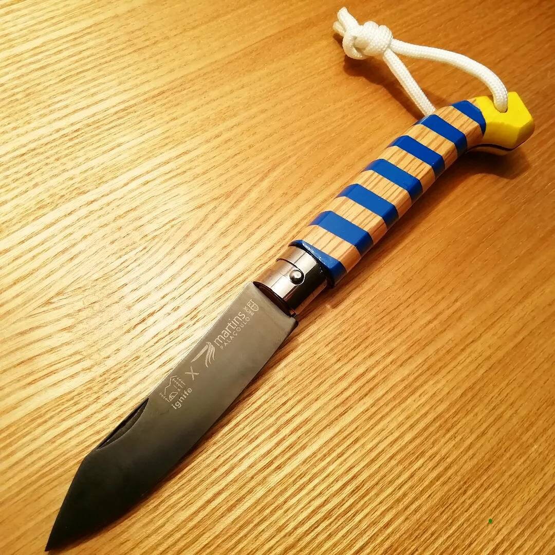 Ignife the Way St James Custom Colorful Pocket Knife Camino Santiago ...