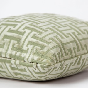 Textured Beige Pillow Cover, Luxury Cut Velvet Throw Pillow, Beige Euro ...