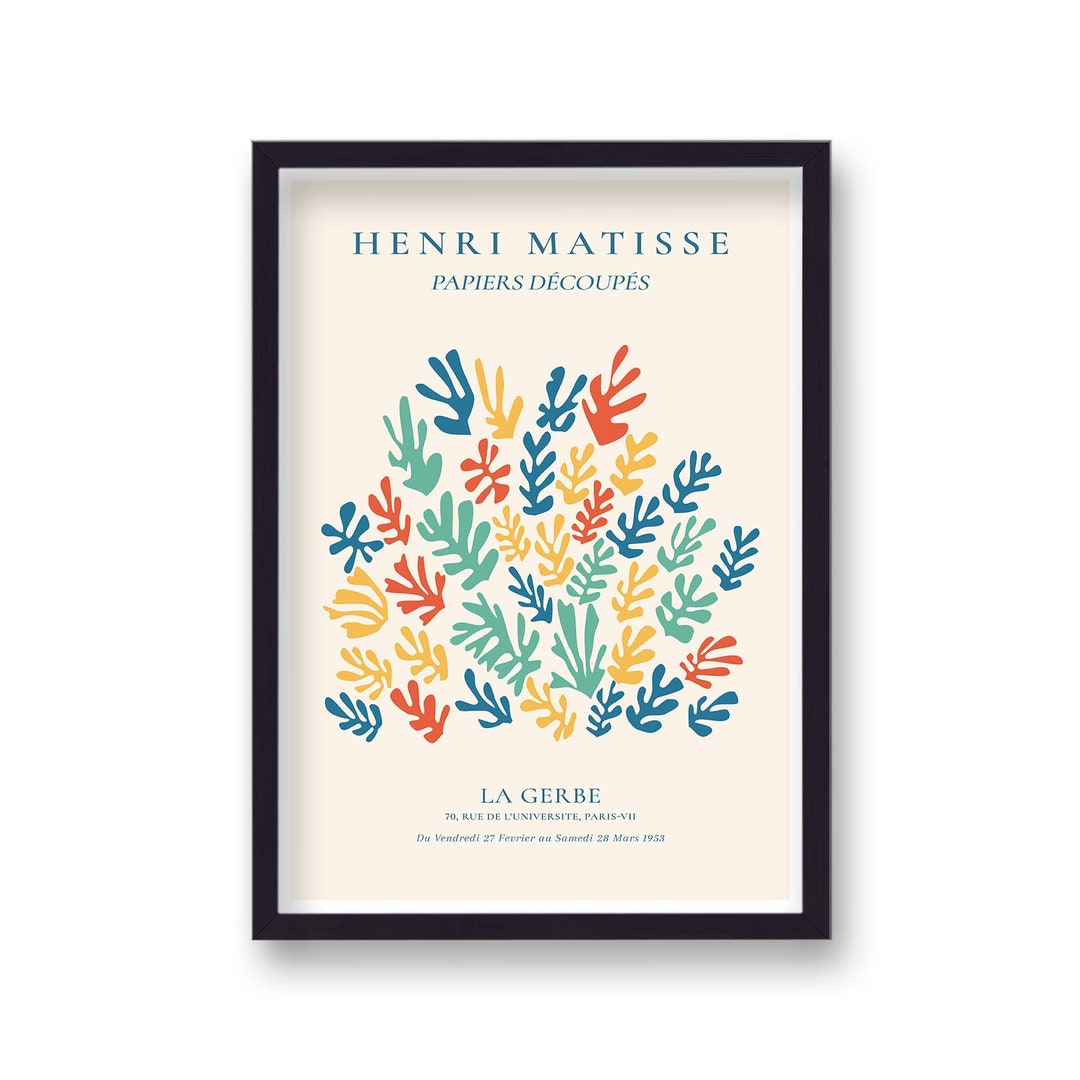 Matisse La Gerbe 1953 Vintage Art Print - Etsy