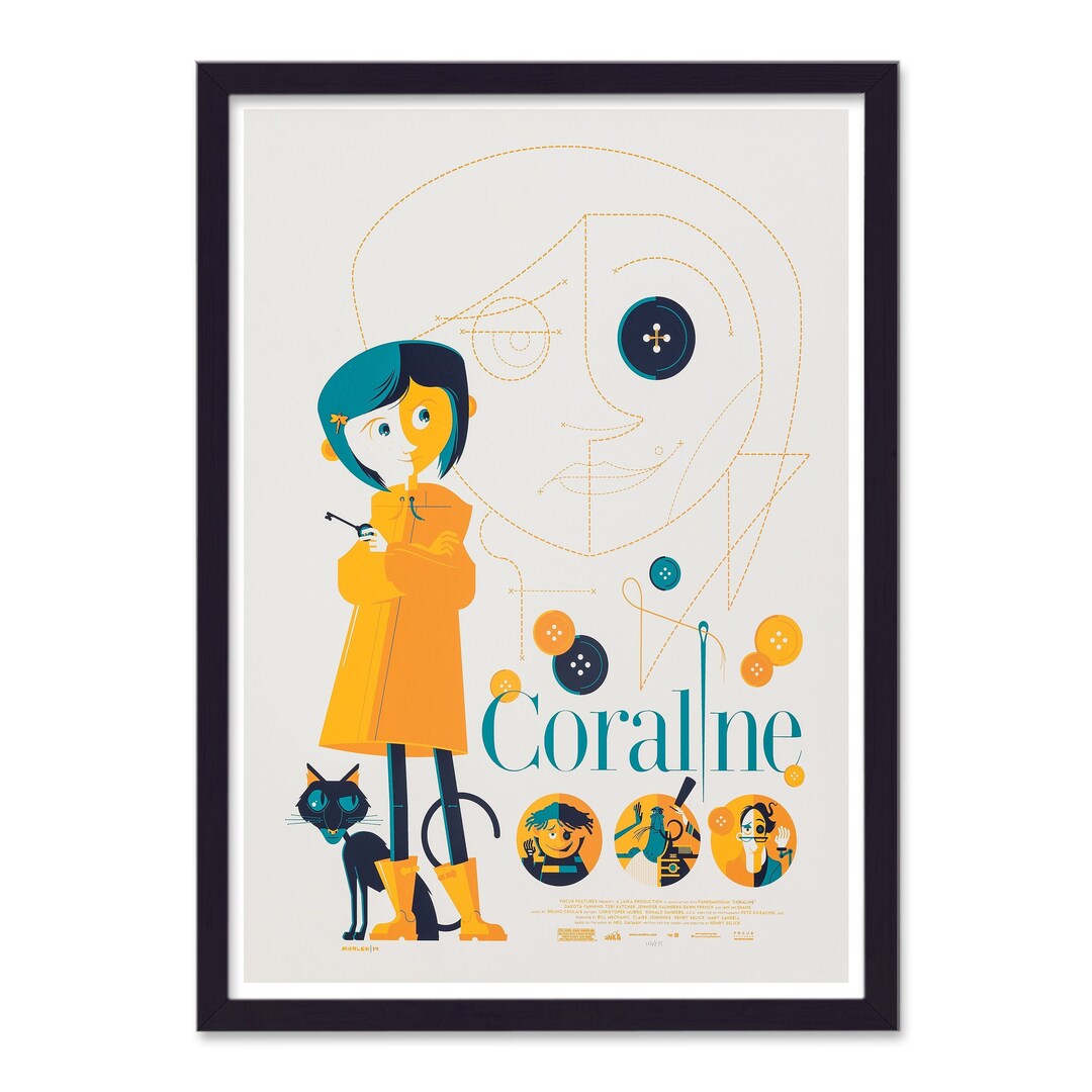 Coraline Reimagined Movie Poster - Etsy