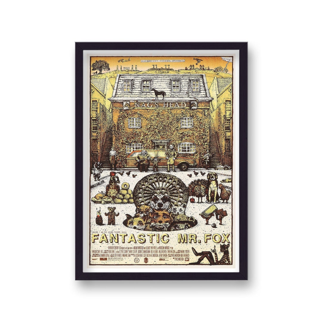 Fantastic Mr. Fox Movie Poster, Premium Lustre Art Print - Etsy