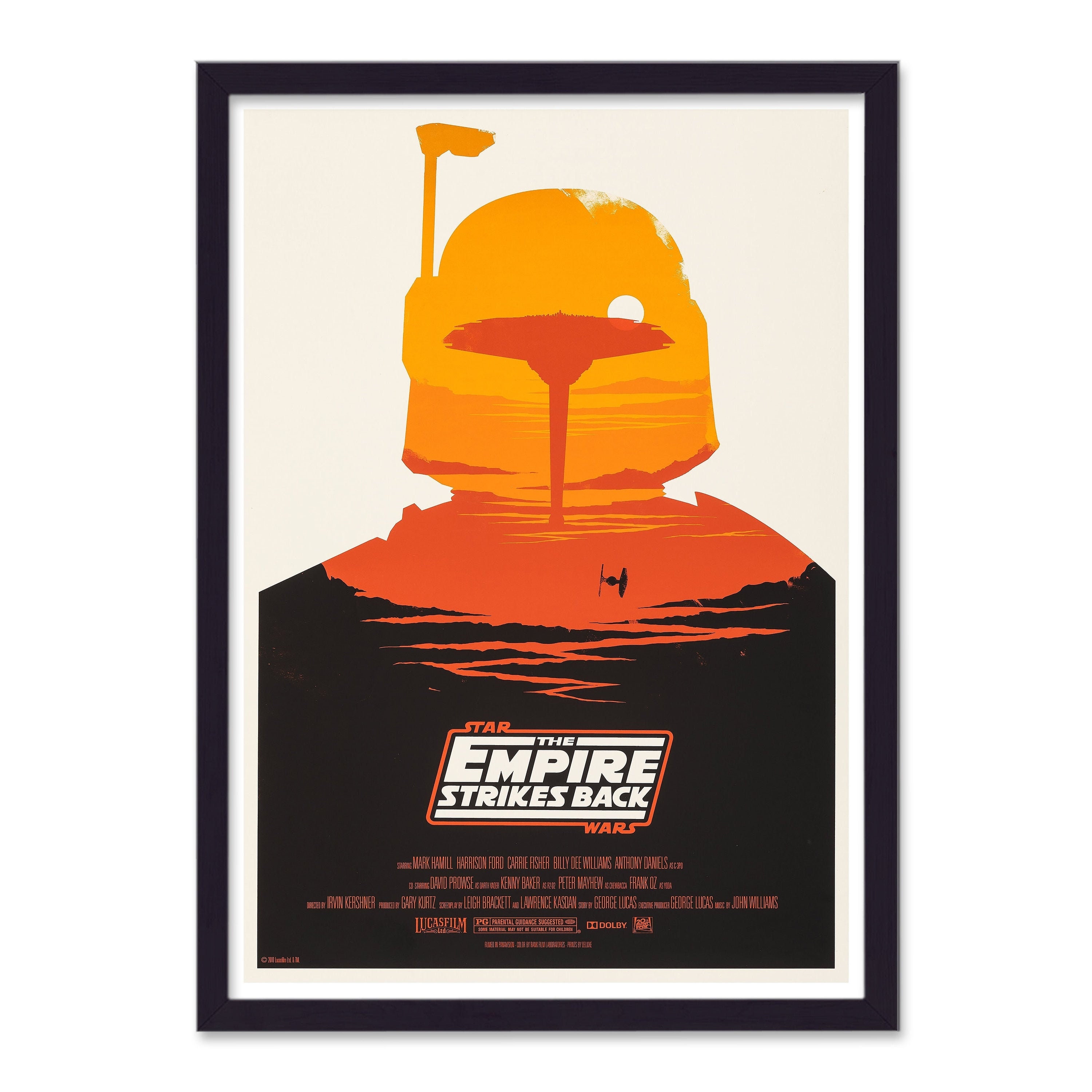 The Empire Strikes Back Reimagined Movie Poster - Etsy