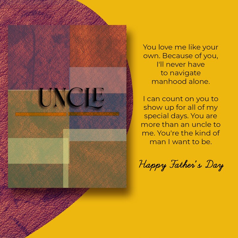 UNCLE - Father's Day Collection - Etsy