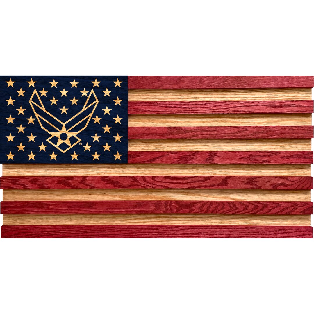 Air Force American Flag Wall Hanging USAF Wall Decor for Patriotic Home ...