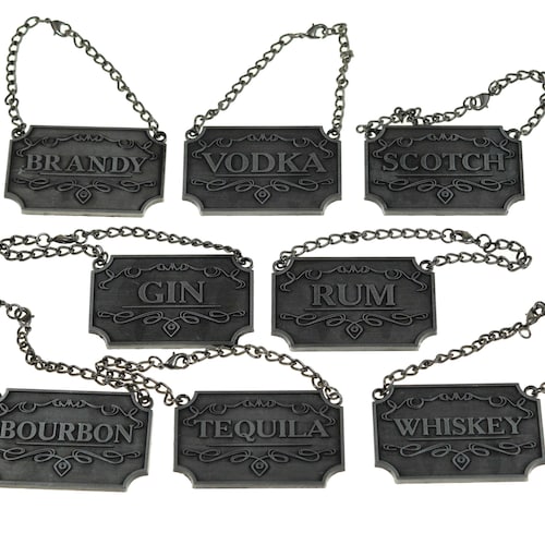 Liquor Decanter Tags Set - Etsy