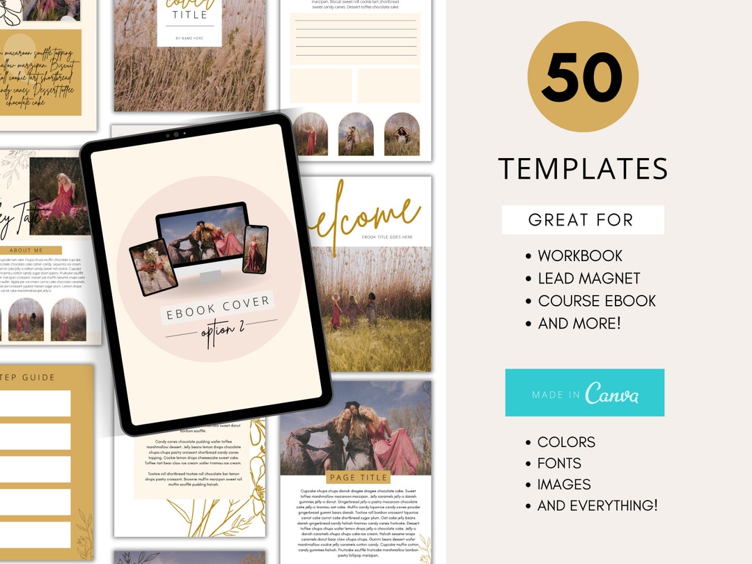 Canva Ebook Template, Workbook, Lead Magnet (digital Download) - Etsy