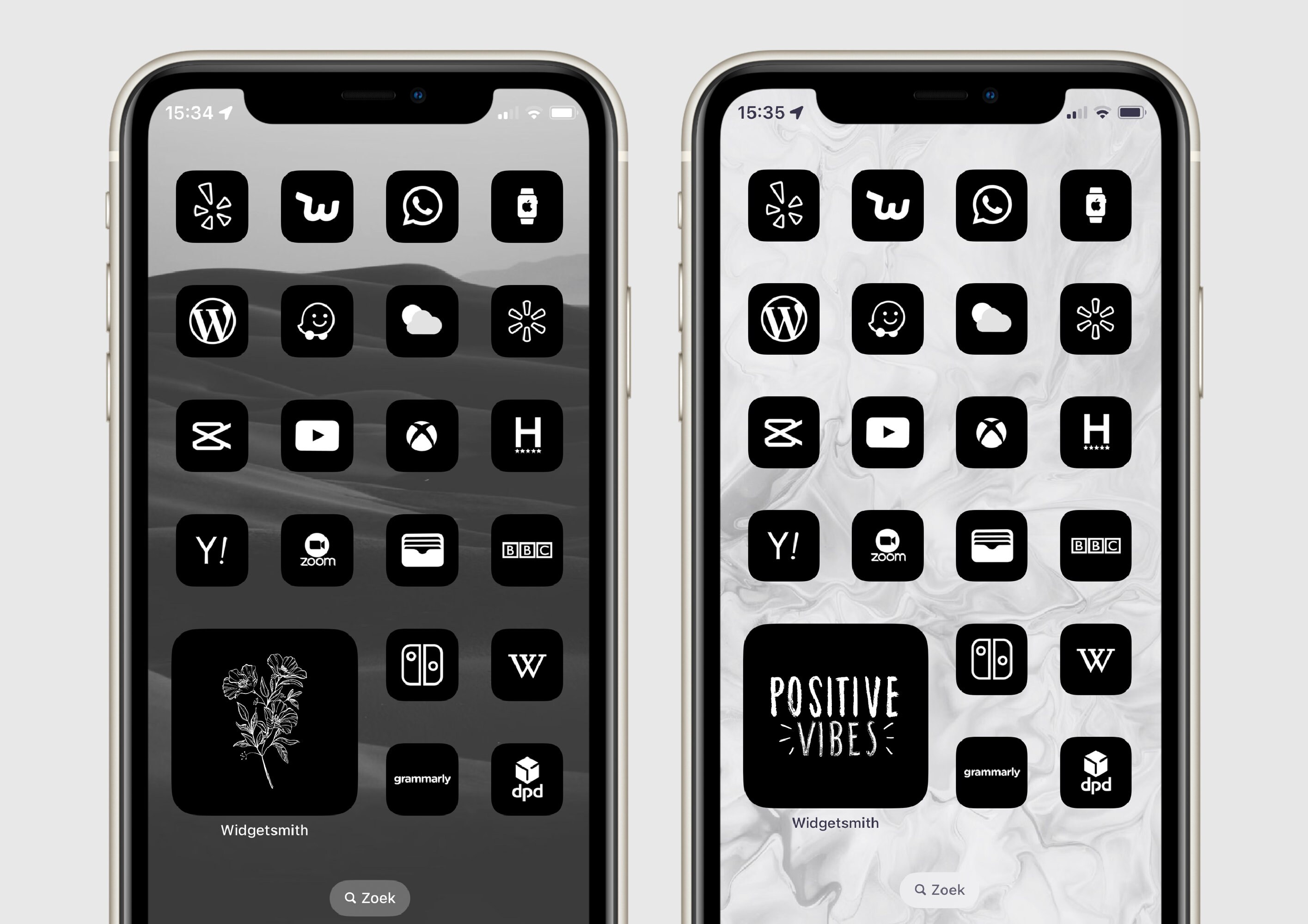 200 Black App Icons for Ios 16 App Icons for an Aesthetic iPhone or ...