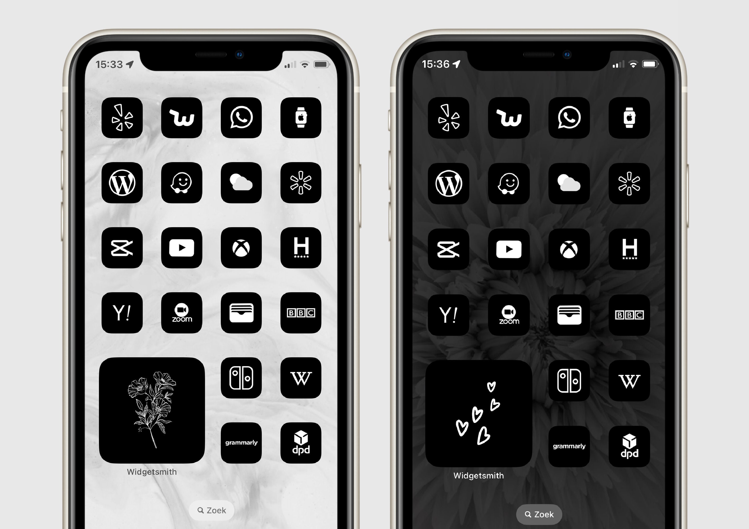 200 Black App Icons for Ios 16 App Icons for an Aesthetic iPhone or ...