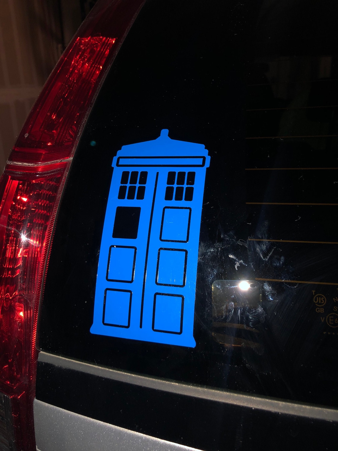 Doctor Who TARDIS Permanent Adhesive Decal Bumper Sticker | Etsy