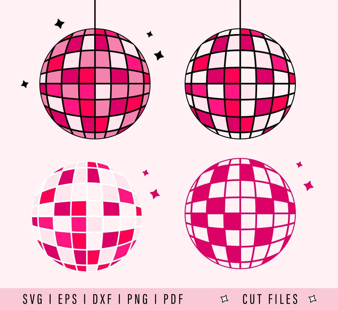Retro Disco Ball SVG Bundle: Groovy Clipart (digital Download) - Etsy