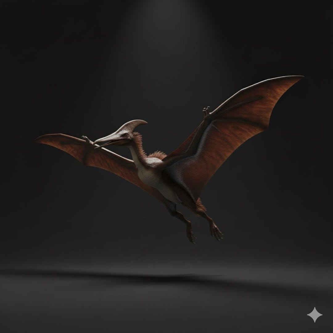 Articulated Pterodactyl 3D Model STL | Flexible Pterodactyl Toy ...