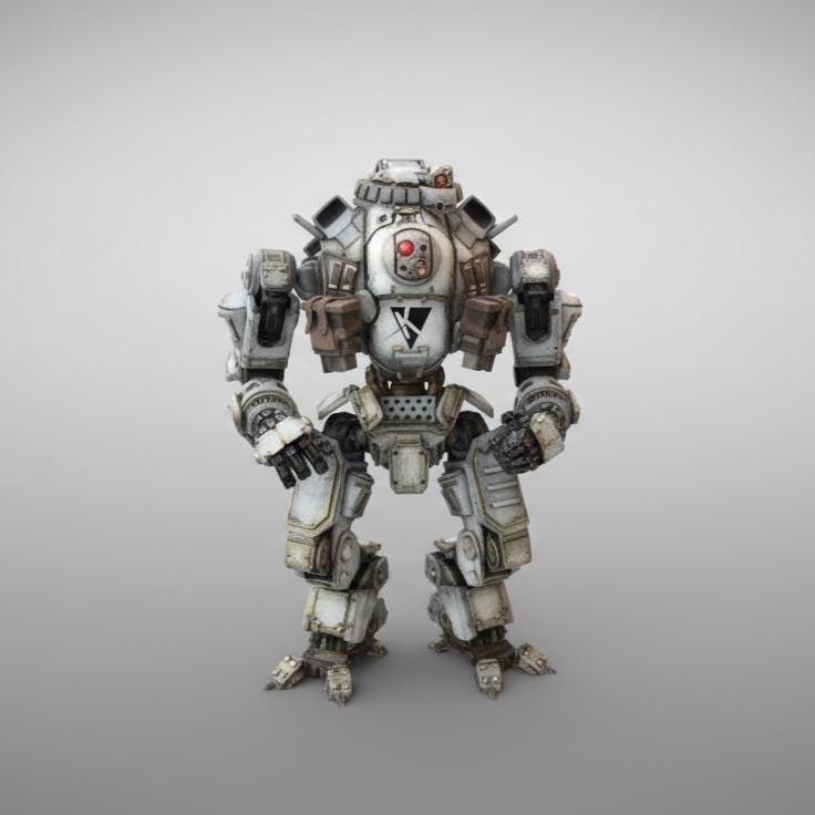 Atlas Titanfall STL Mech Robot 3D Print File Sci-fi Titan Walker Statue ...