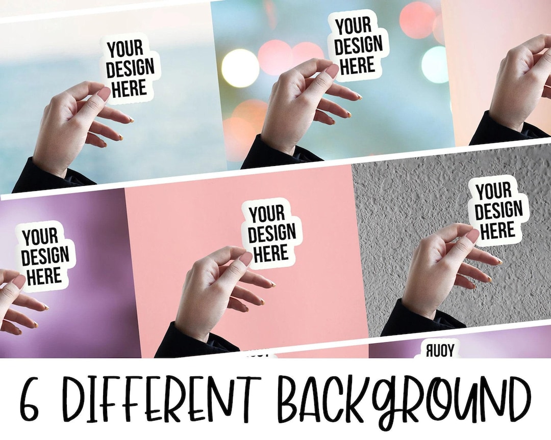 Hand Holding Sticker Mockup, Finger Holding Sticker PNG, Photoshop ...