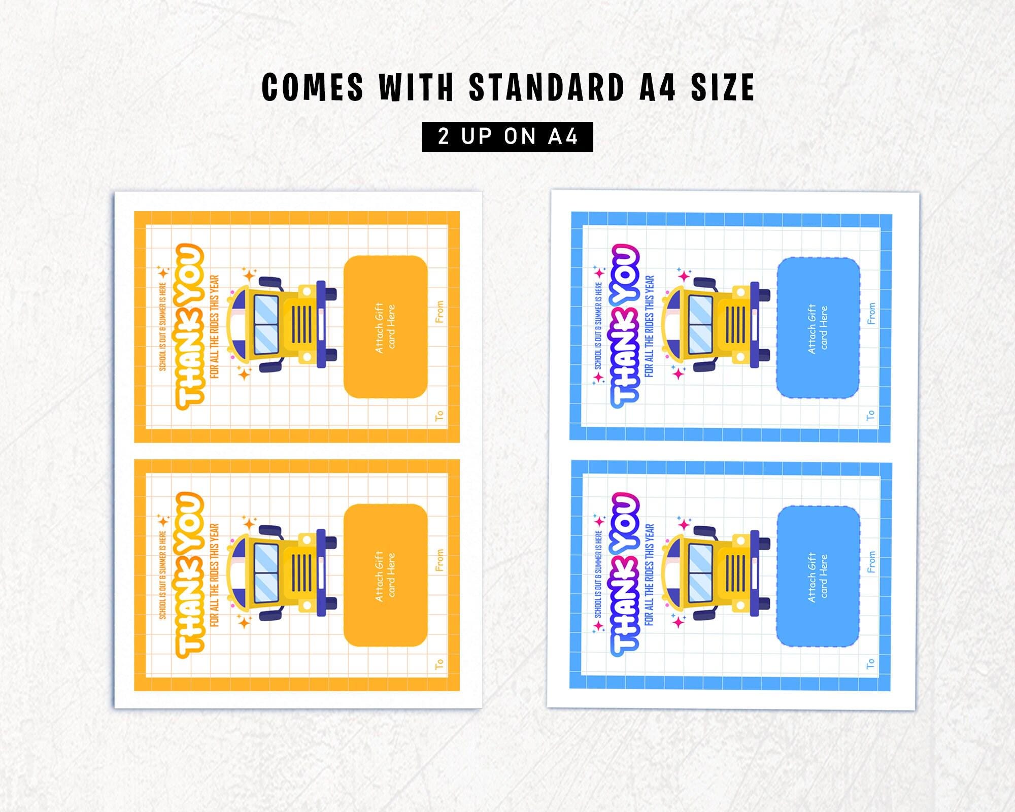 School Bus Card Bundle, Layered Bus Cards, School Bus Driver Cards, Bus ...
