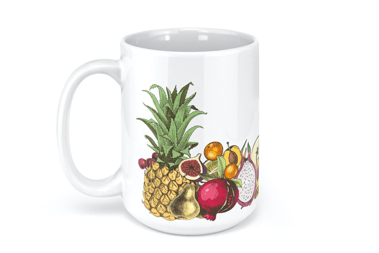 Fresh Fruit 15oz Mug - Etsy