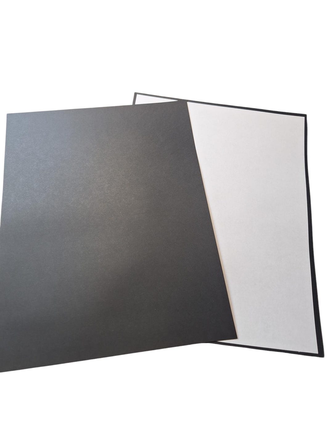 Black Cardstock With Adhesive Backing (5-pack) - Etsy