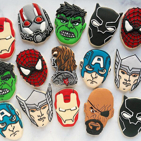 Avenger Cookies - Etsy