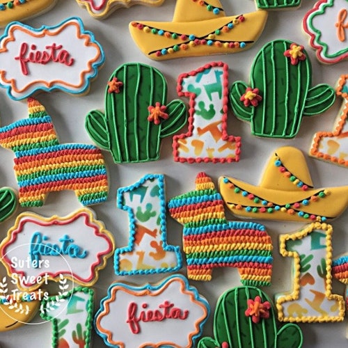 Fiesta Party Cookies | Etsy
