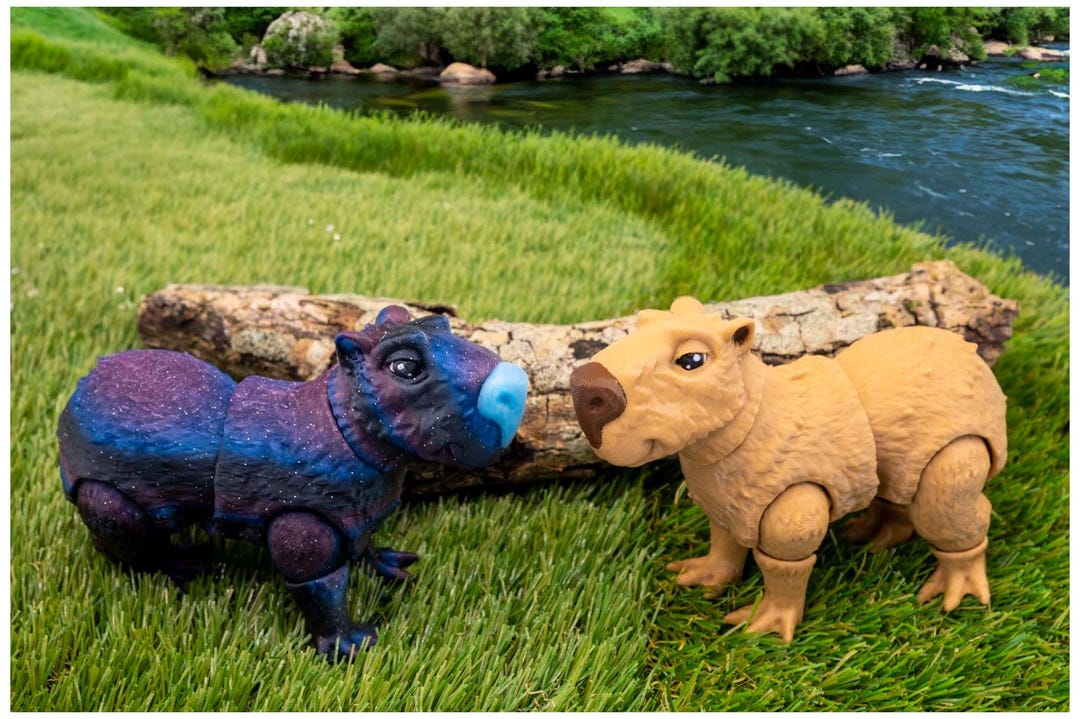 Articulated Capybara Articulated Flexi Stress Relief Calming Sensory ...