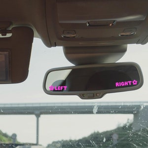 Left Right Floral Decal Stickers, Waterproof Vinyl Car Decoration ...