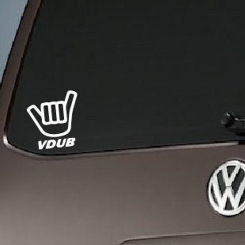 VDUB Vdub Decal Sticker Vinyl Sticker Car Window Car - Etsy