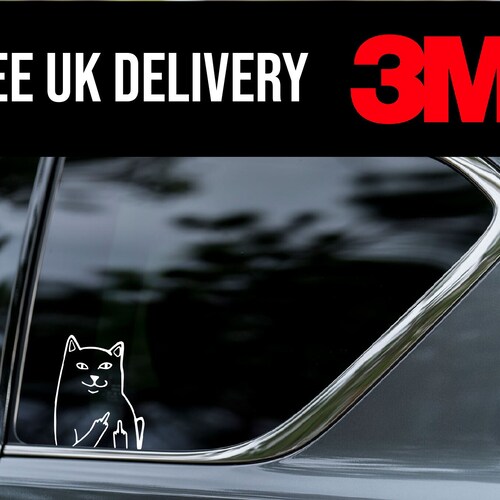 MIDDLE FINGER FUNNY Dinosaur Decal Sticker Vinyl Sticker - Etsy