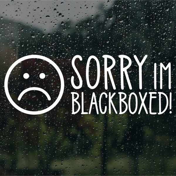 Car Decal Black Box - Etsy