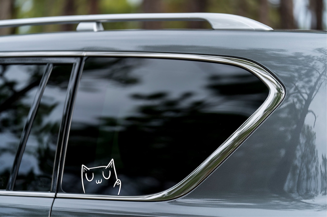 UWU Cat Sticker, FUNNY, Decal Sticker, Vinyl Sticker, Car Window, Car ...
