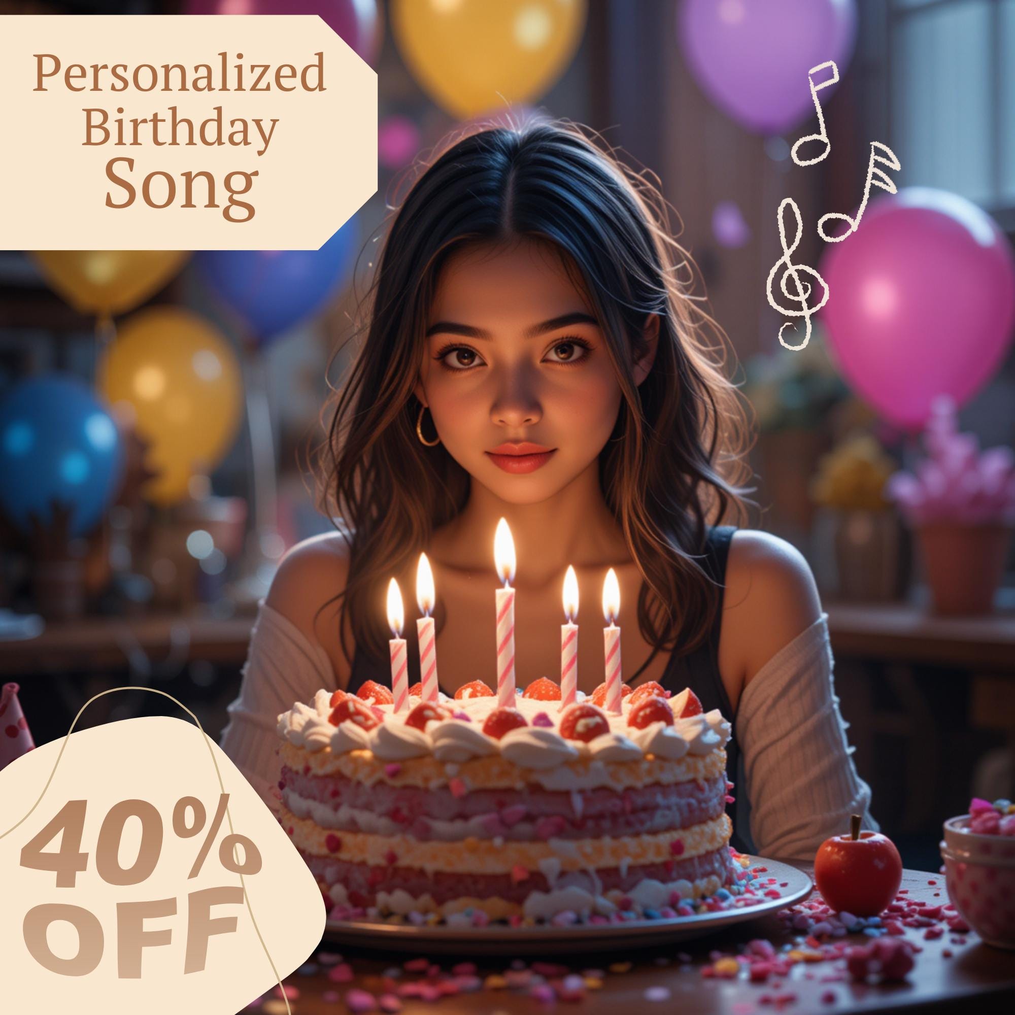 Custom Birthday Song With Music and Lyrics – A Personalized Music Gift ...