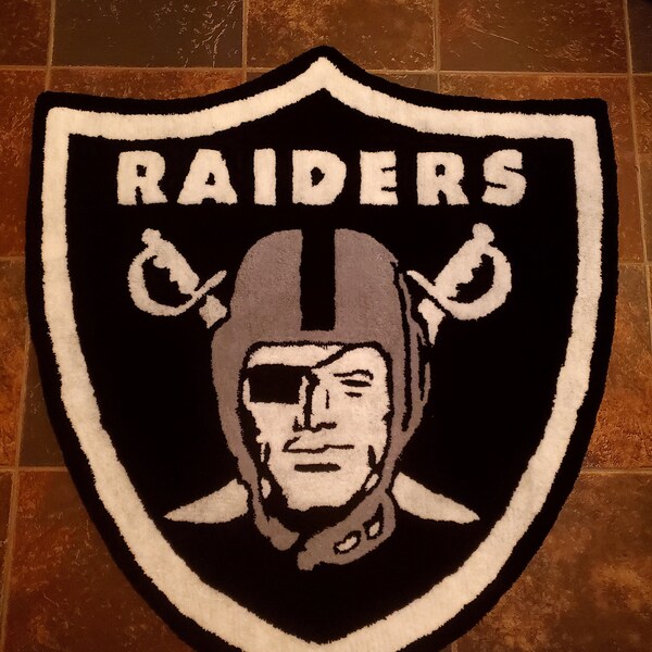 Raiders Rug - Etsy