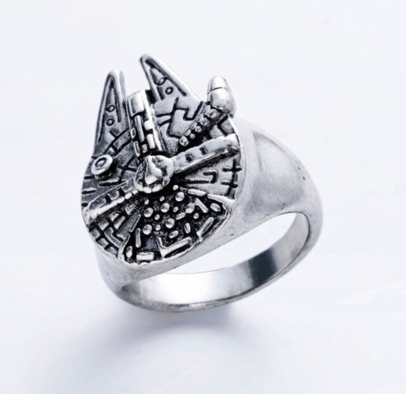 Millennium Falcon Ring Star Wars Luke Skywalker Darth - Etsy
