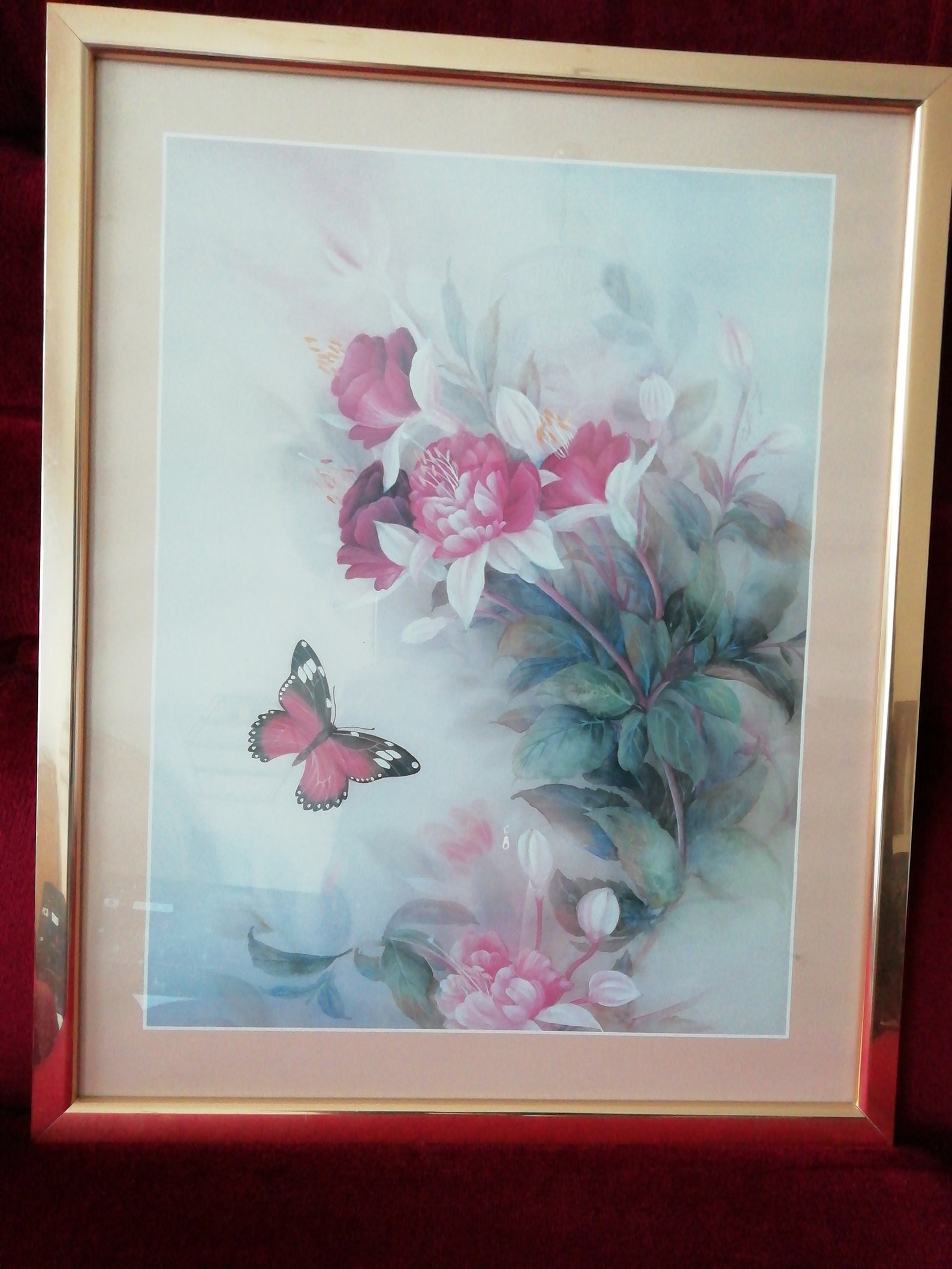 Lena Liu 3 Paintings Subject Flowers - Etsy