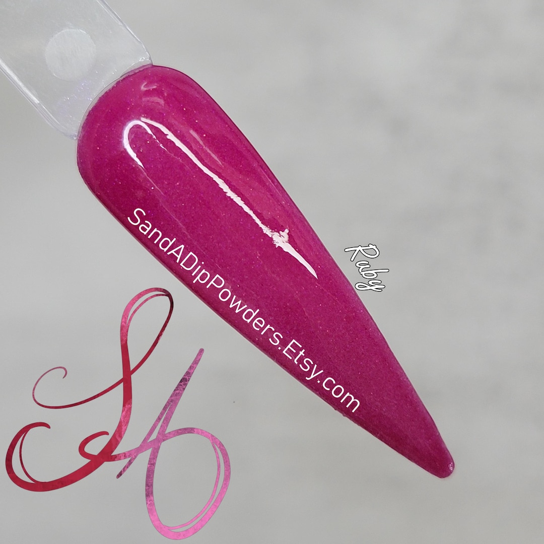 Ruby Dip Powder - Etsy
