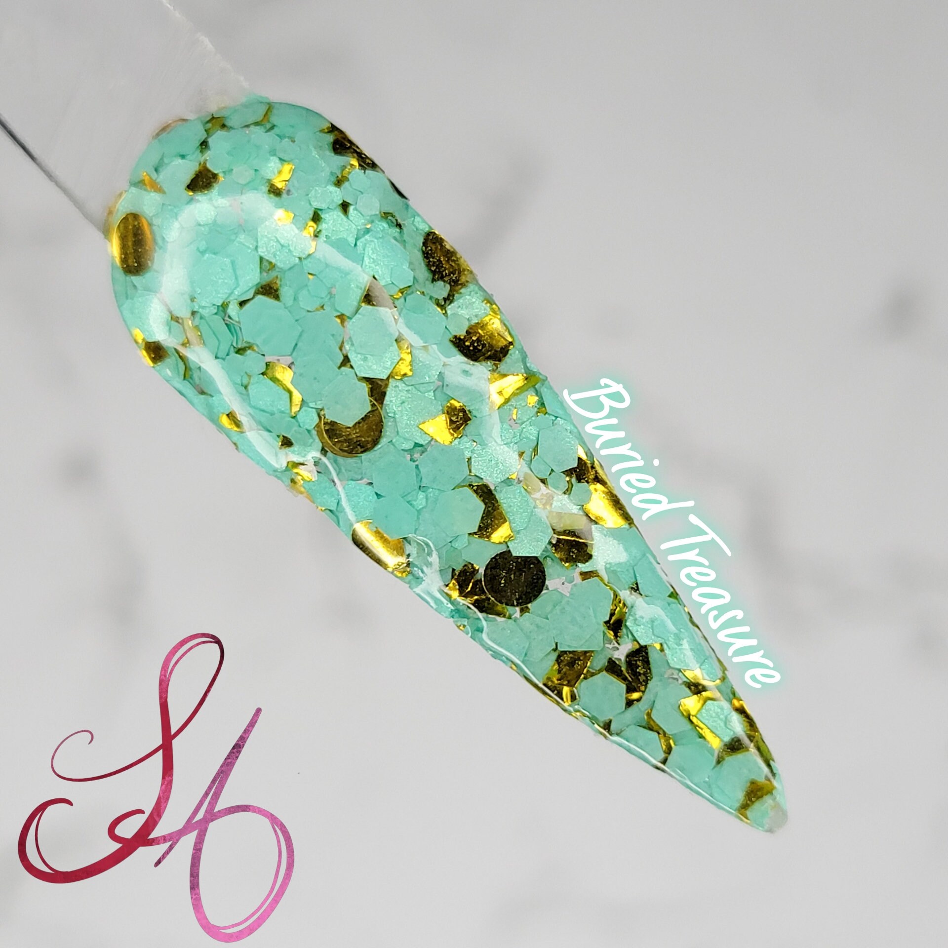 Teal Matte Powder