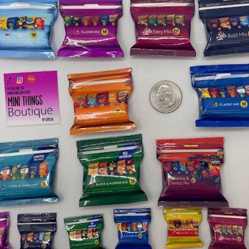 Mini Assorted Pretend Chocolate Candy Bags - Etsy