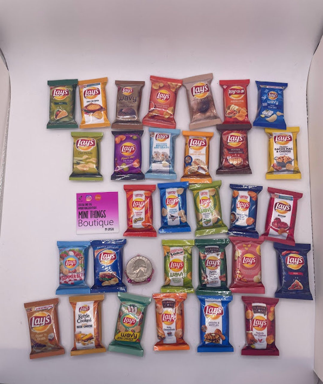 Mini Specialty Lays Pretend Chip Bags (each Sold Separately) - Etsy