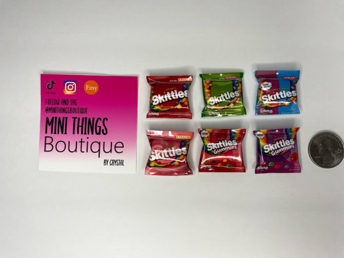 Mini Skittles Candy Bags | Etsy