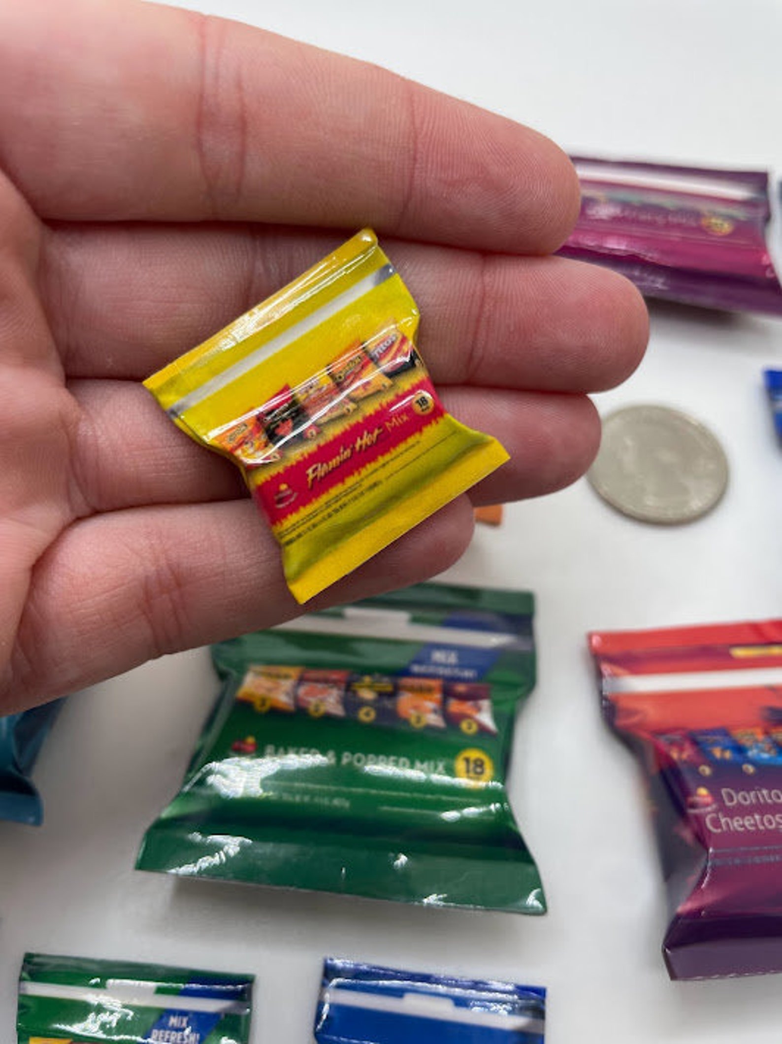 Mini Variety Chip Bags Pretend (each Sold Separately) - Etsy