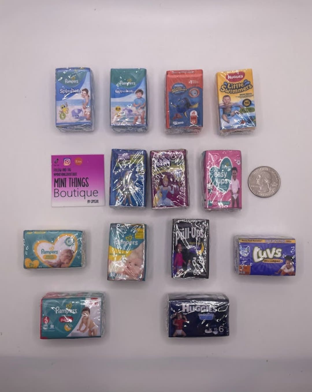 Mini Diapers and Pads Pretend (each Sold Separately) - Etsy