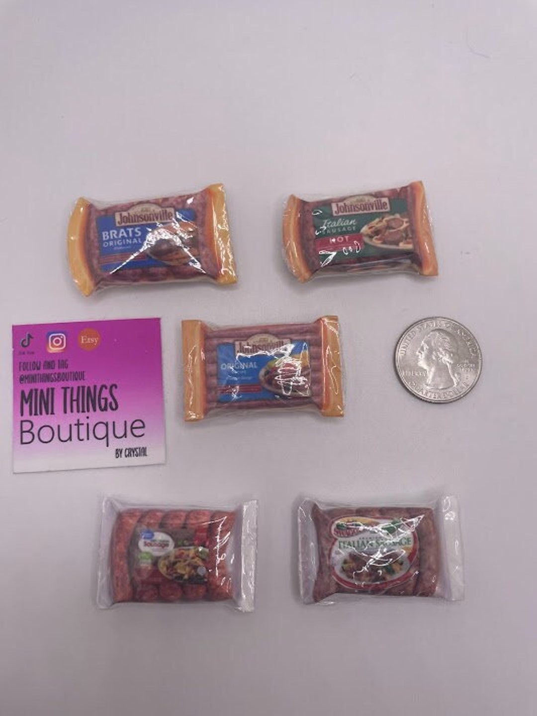 Sausage & Brats Pretend Meat Packages each Sold Separately - Etsy