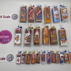 Mini Pretend Breads of All Varieties Listing 1 of 2 (please Read ...