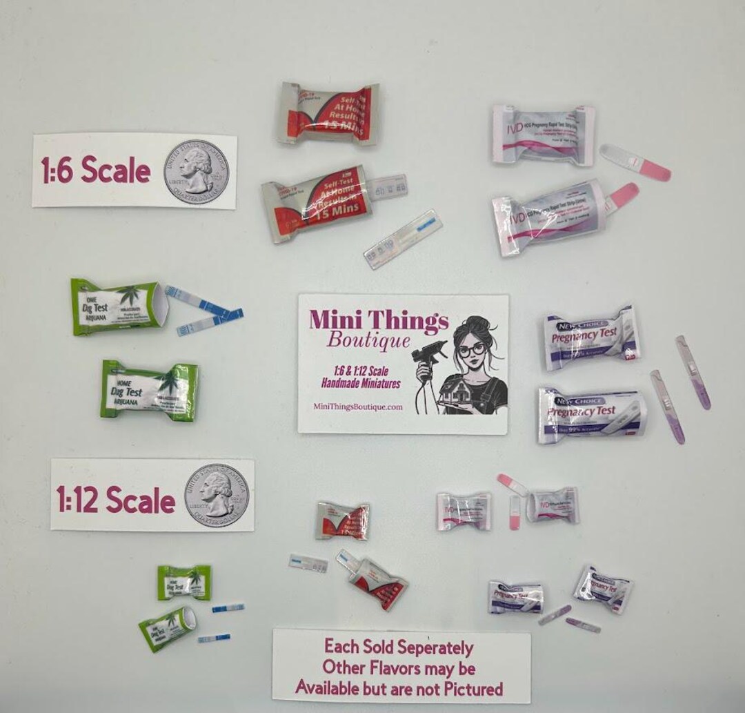 Mini Testing Pretend Kit Sets (each Set Sold Separately) - Etsy