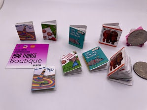 1:12 Mini Children's Books With Pages That Flip | Etsy