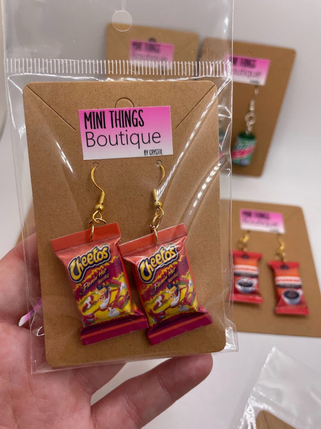 Earrings Variety Snack/chip/candy (each Sold Separately) - Etsy