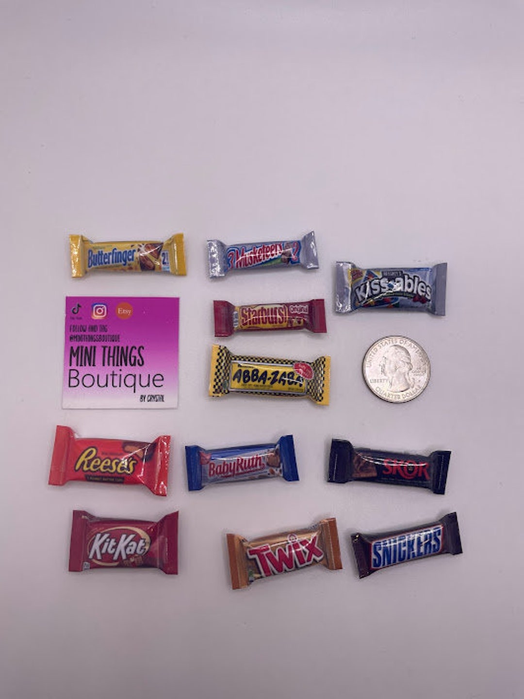 Mini Candy Bars Pretend each Sold Separately - Etsy