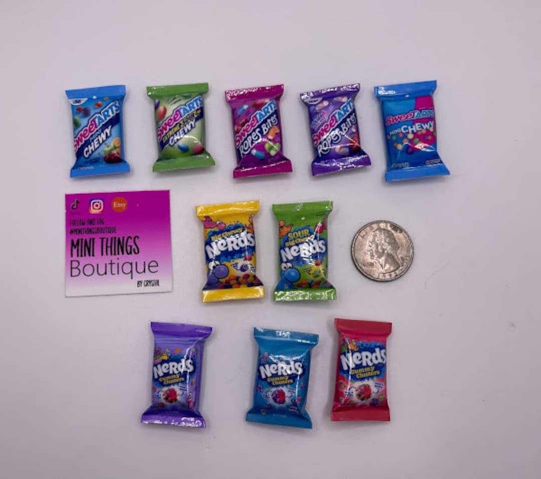 Mini Nerds & Sweetart Candy Bags Pretend each Sold Separately - Etsy