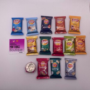 Mini Original Lay Chip Bags Pretend each Sold Separately - Etsy