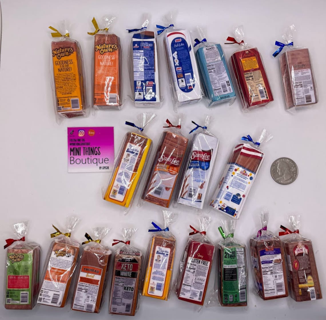 Mini Pretend Breads of All Varieties please Read Description - Etsy